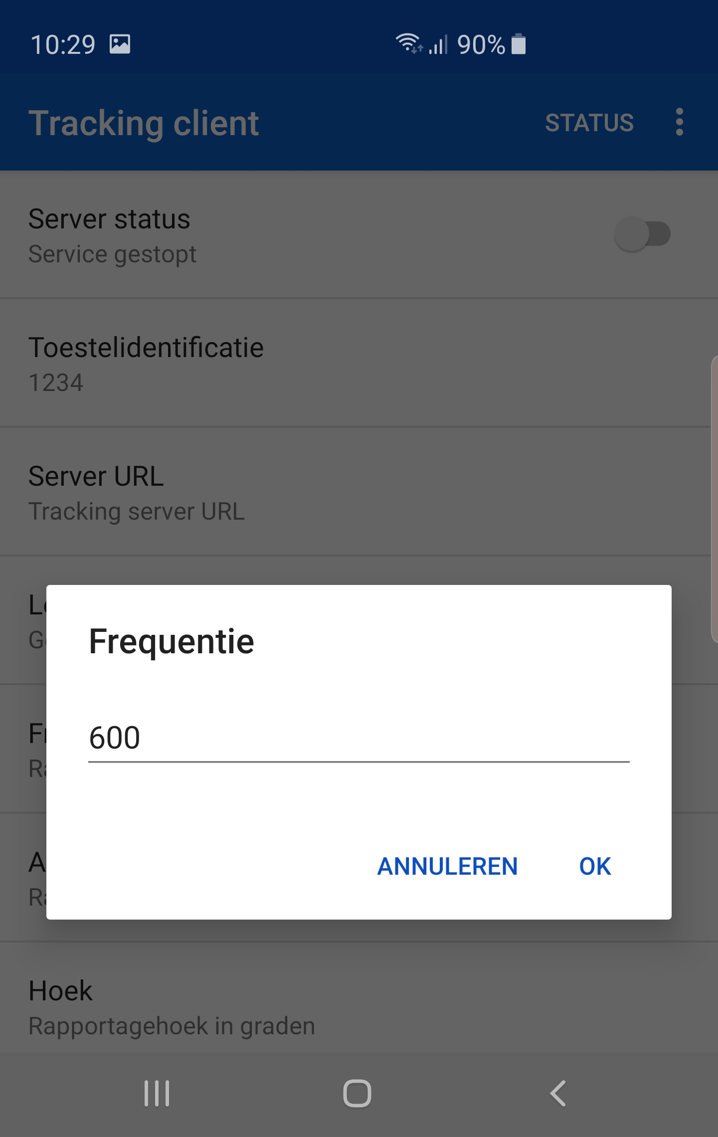 Tracking Client - TrackerSystem
